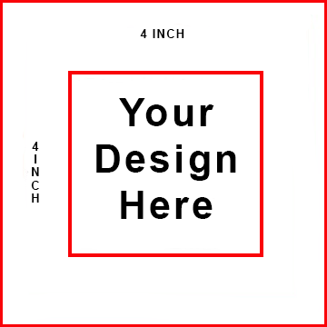 Custom Printed DTF Transfer 4X4 Inch Pocket – Right Now Prints